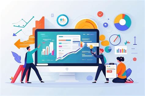 Premium Photo Concept Of Website Analysis Seo Reporting Digital Marketing Data Analysis And Audit