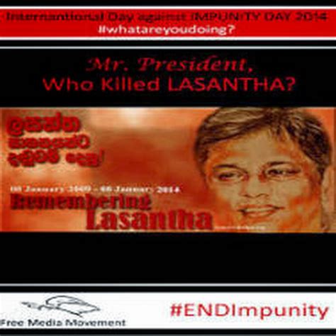 Lasantha Tribute2015 Youtube