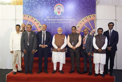 Pm Inaugurates 18th Pravasi Bharatiya Divas Convention In Odisha