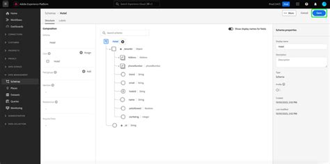 create and edit classes in the ui adobe experience platform