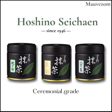 Matcha Hãng Hoshino Seichaen Trà Xanh Nhật Bản Yame No Hana Yame No Tsuyu Hoshi No Tsuyu