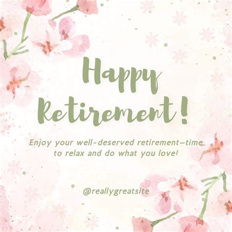 Printable Foldable Happy Retirement Card