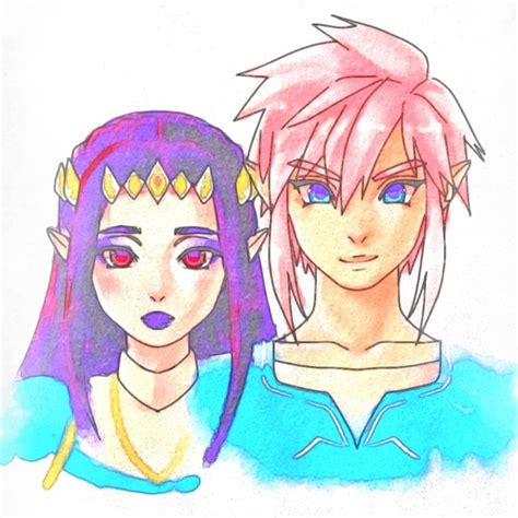 [botw] Link With [alttp] Pink Hair And Fun Zelda Hilda Just Something Quick R Zelda
