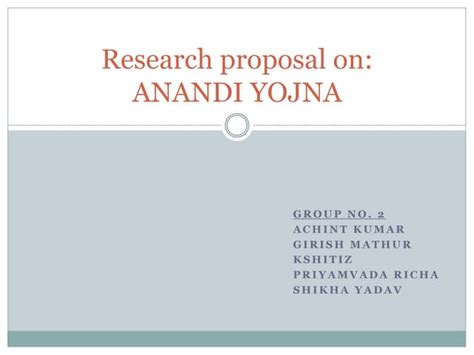 Anandi Scheme For Sex Ratio 1 Pptx
