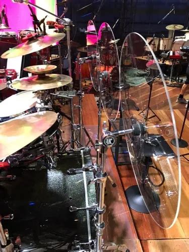 Baffles 26 Polegadas Em Acrílico Para Bateria E Percussão Mercadolivre