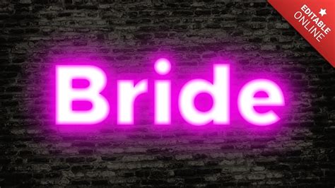 Bride Glow Purple Text Effect Generator