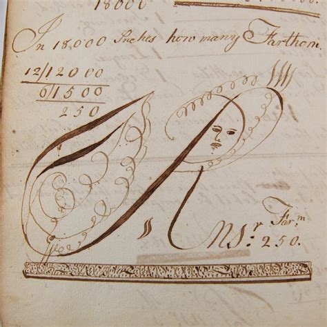 Doodling In Your Math Book An 18th Century Arithmetic Manuscript Alembic Rare Books