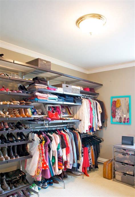 How To Maximize Storage In A Small Closet Metal Shelf Closet Ideas