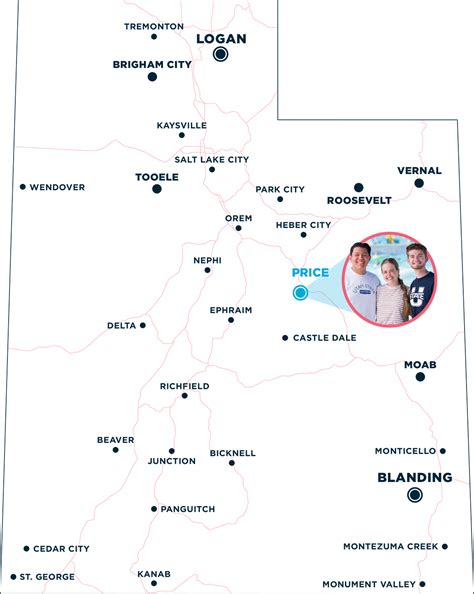 Campus Map Eastern Usu