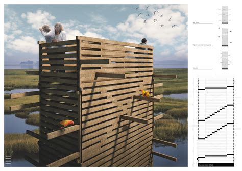 Architecture Project Timber Nesting Structure Featuring Cross