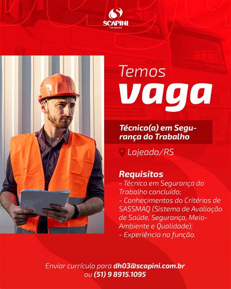 Faça Parte Da Equipe Scapini Transportes Scapini Transportes