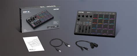 Hxw Emp16 Midi Pad Controller Beat Maker Machine With