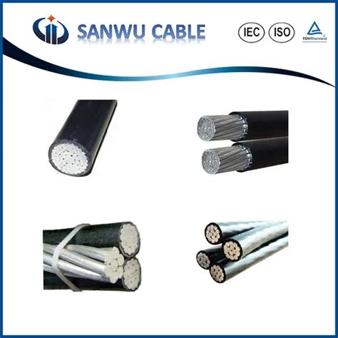 Aerial Bundle Cable Aluminum Conductor Service Drop Cable Aerial