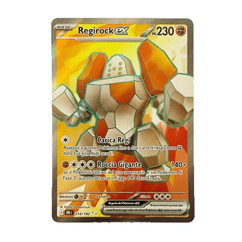 Regirock Ex Full Art Viva Tcg
