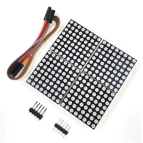 Dot Matrix Display Module MCU Controls LED Driver Module MAX Dot Matrix Module