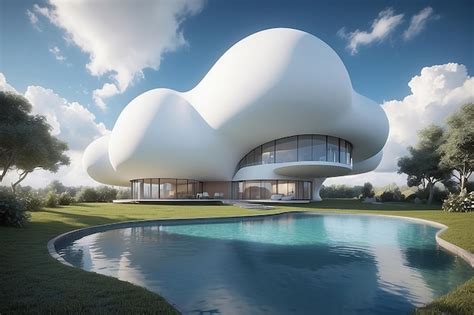 Premium Photo Floating Cloud House