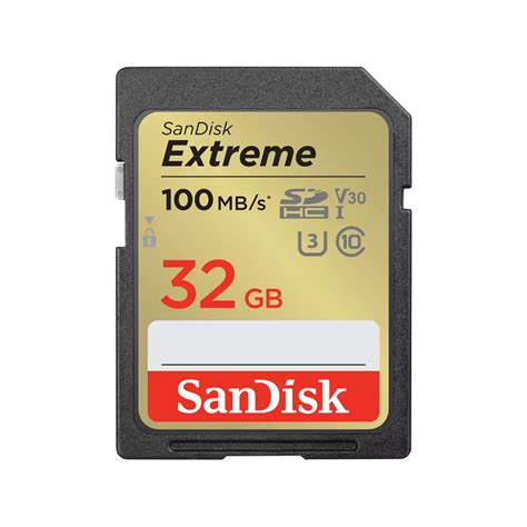 Sandisk Sd Extreme Class 10 Uhsi 32gb Sdsdxvt 032g Gncin Tech Cart