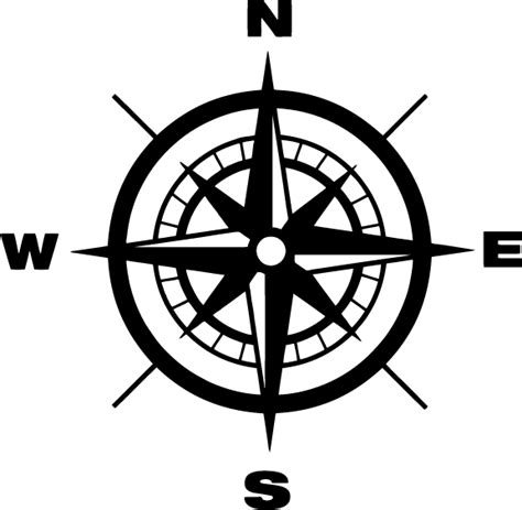 Compass Decal Sticker 16