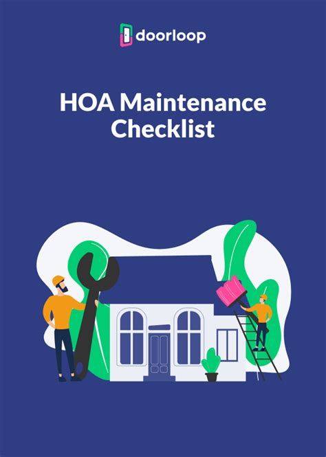 Hoa Maintenance Checklist Checklist