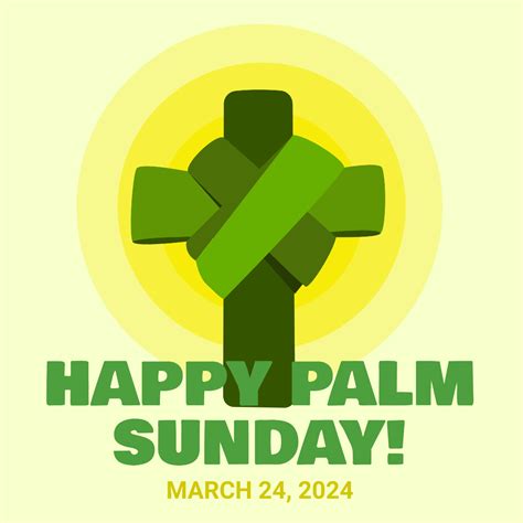Free Palm Sunday Instagram Post Template To Edit Online