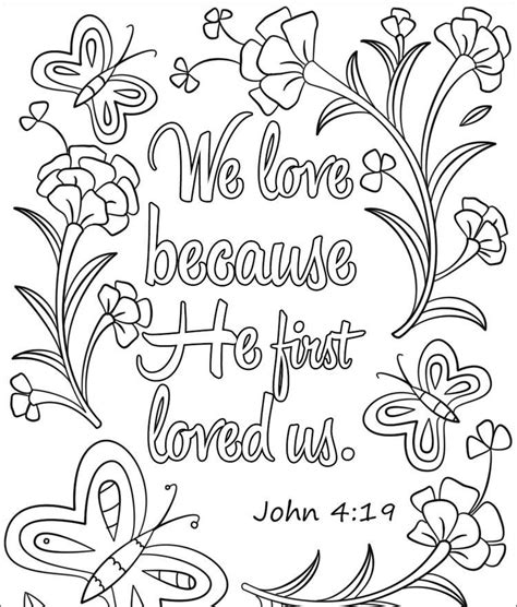 Love Bible Verse Coloring Pages [2025]