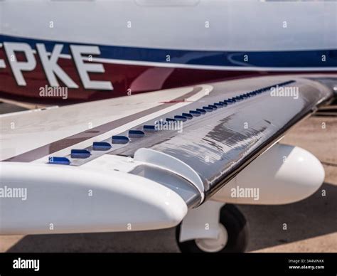 Belin Germany June112010 Vortex Generators On The Wing Of Piper