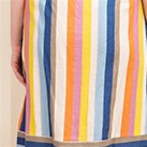 Gilli Clothing Skirts Plus Size Gilli Multicolor Rainbow Strip