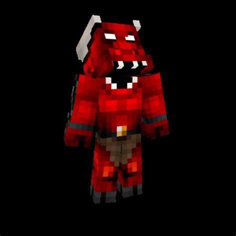 Fire Demon Minecraft Skin