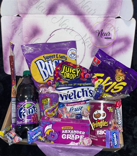 Color Coded Snack Box Etsy