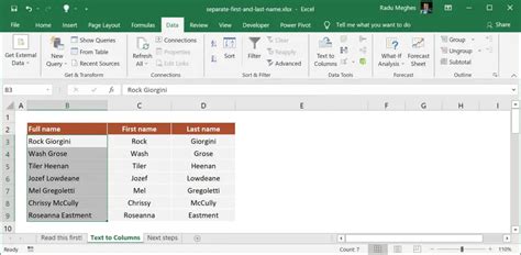 How To Separate First And Last Name In Excel Easy Methods For Splitting Names