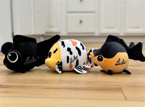 Goldfish Plushy Bundle Lil Dumpy Jill And Mr Cow Lukes Goldies