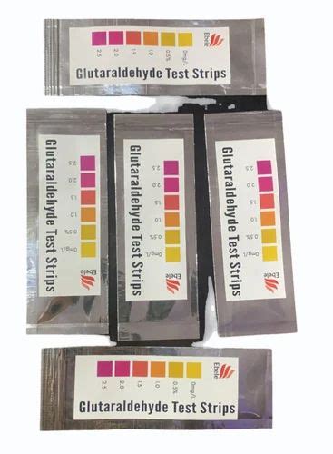 Pureble Glutaraldehyde Gta Cidex Test Strips At ₹ 203pack In New Delhi