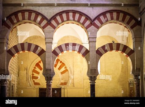 Arches With Red And White Stripes Create A Stunning Visual In The