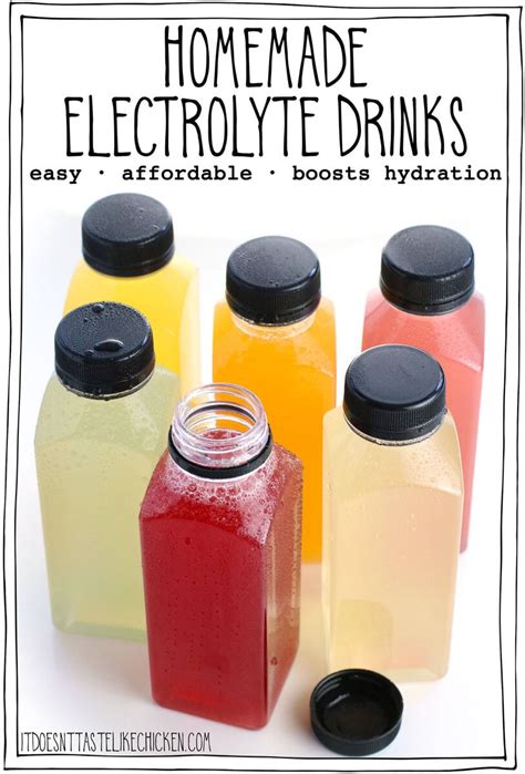 Homemade Electrolyte Drink Recipe • It Doesnt Taste Like Chicken