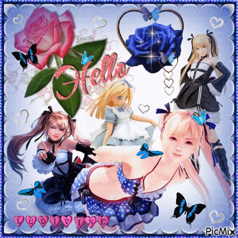 Marie Rose Dead Or Alive 🤍💜🖤  Animé Gratuit Picmix