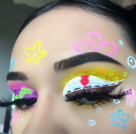 Spongebob Inspired Makeup Look