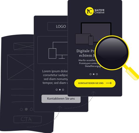prototyping and user testing native creative
