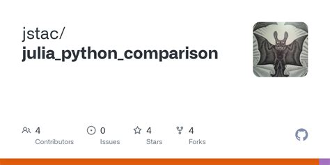Github Jstacjuliapythoncomparison