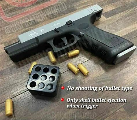 Toy Shell Ejection Gun Glock Hobbies And Toys Toys And Games On Carousell