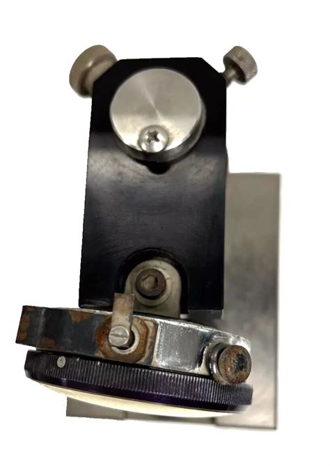 Gerber Optical Dial Indicator Inspection Gauge With Steel Stand Vintage