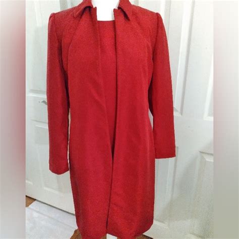 Casual Corner Dresses Casual Corner Dress And Long Jacket Set