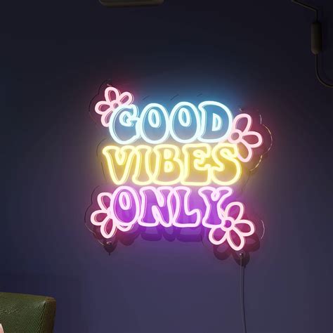 Good Vibes Only Neon Sign — Neonsignlife™ Custom Led Neon Sign And Wall