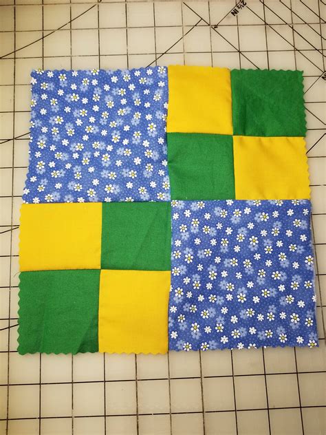 How To Make A Double Four Patch Square Madamsew