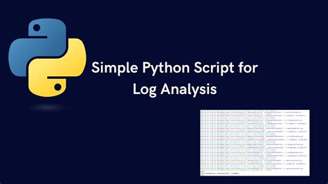 Simple Python Script For Log Analysis Youtube