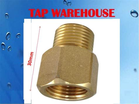 Brass Malefemale Adaptor 15mm 12″ Tap Warehouse