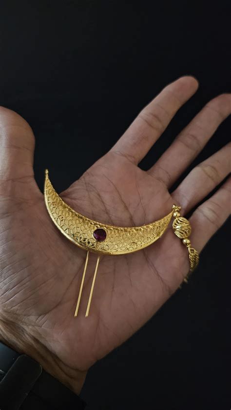 Hair Pin Khopa Handmade Maharastrian Hair Pin With Pearls Hair Bun