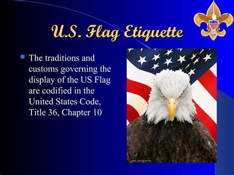 U S Flag Etiquette Revised Ppt National And Civic Holidays Holidays