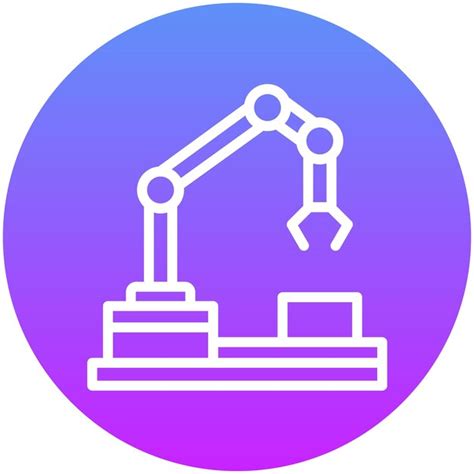 Premium Vector Assembly Machine Vector Icon Illustration Of Robotics Iconset