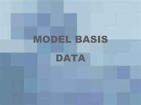 Ppt Model Basis Data Powerpoint Presentation Free Download Id4734885