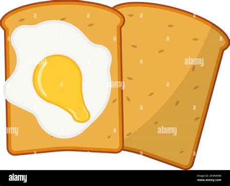 Bread Omelette Illustration Vector On A White Background Stock Vector Image And Art Alamy